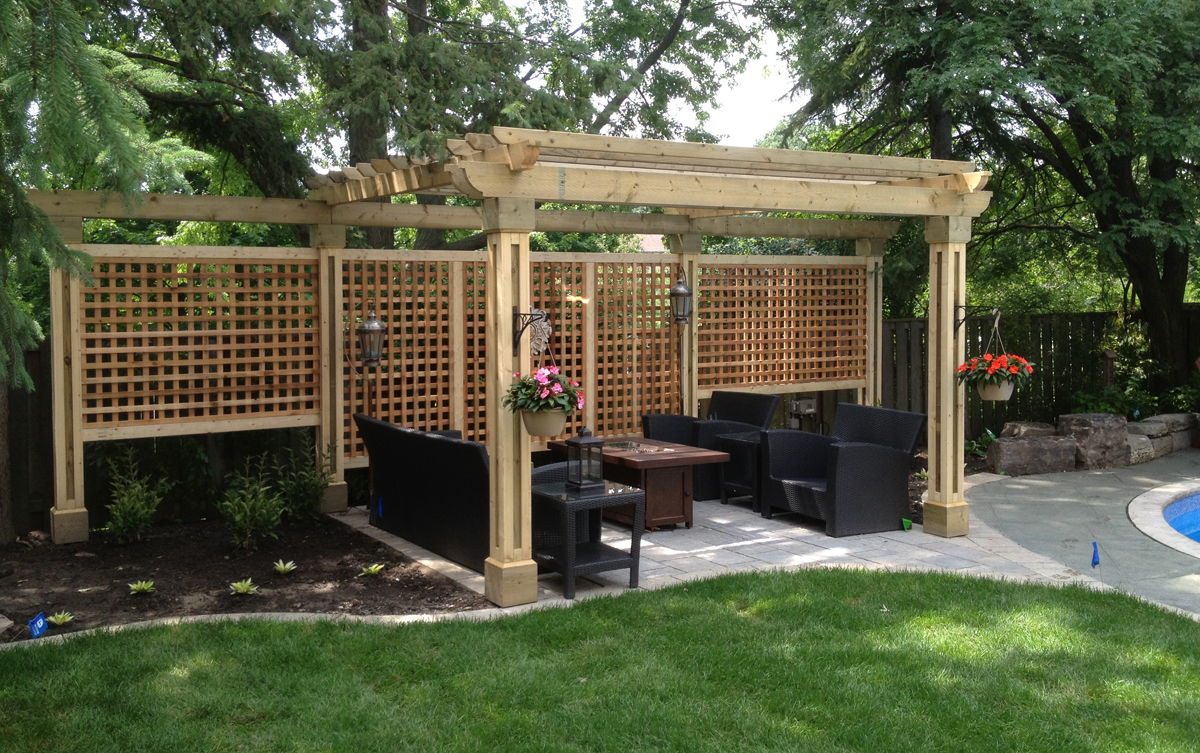 Cedar Trellis Designs Gallery Cedar Wood Pergola Structuring