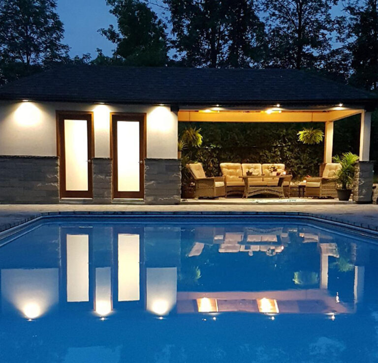 Custom Outdoor Wood Structures | Pool Cabanas Toronto - Cedar Wood ...